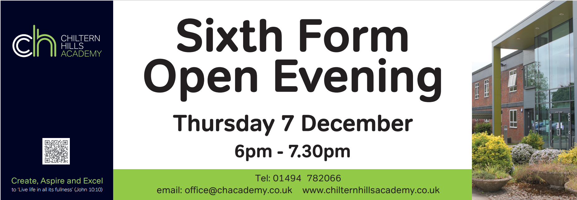 Chiltern Hills Academy - Sixth Form Open Evening
